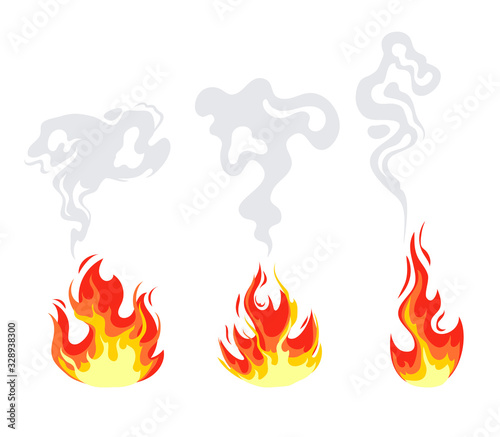 Smoke And Fire Clipart Pictures