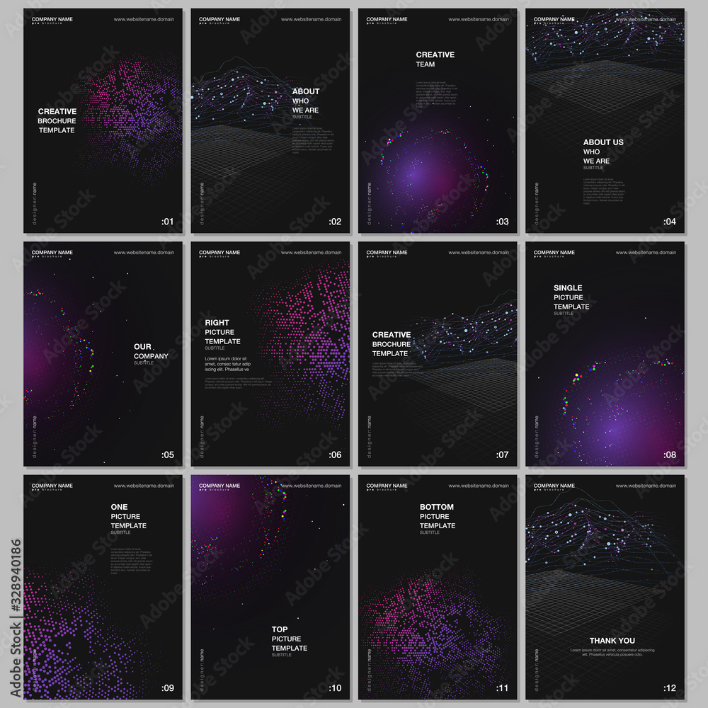 A4 brochure layout of covers design templates for flyer leaflet, A4 ...