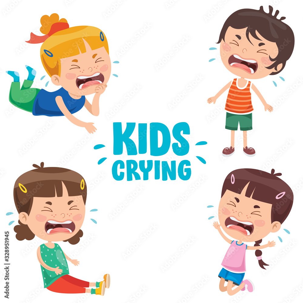 Kids Screaming Clipart
