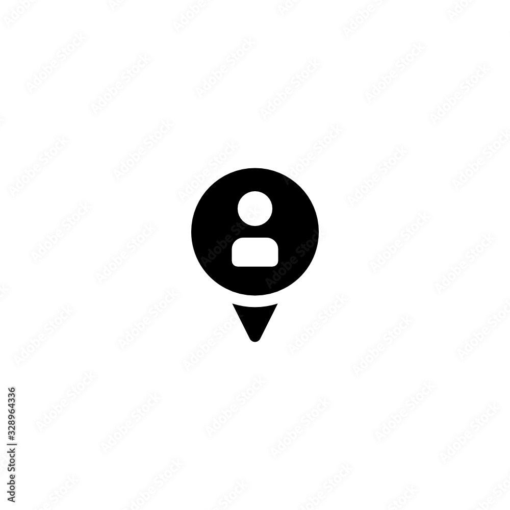 Poster Account Pin Location Icon, Logo, Vector – Wall Art | UkPosters