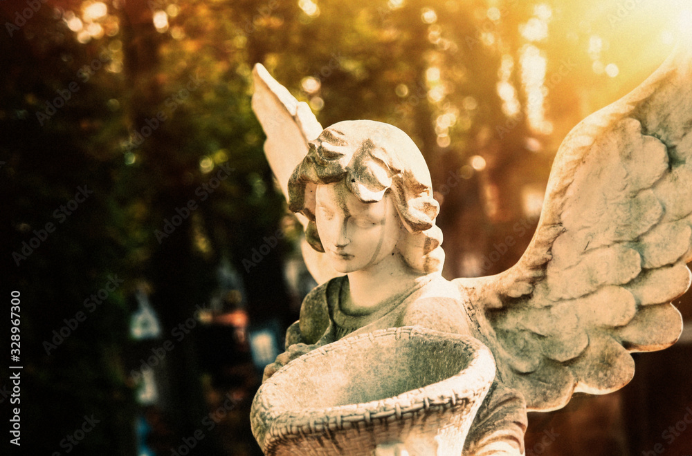 Sad Angel Statue