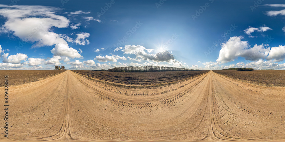 full seamless spherical hdri panorama 360 degrees angle view on gravel ...