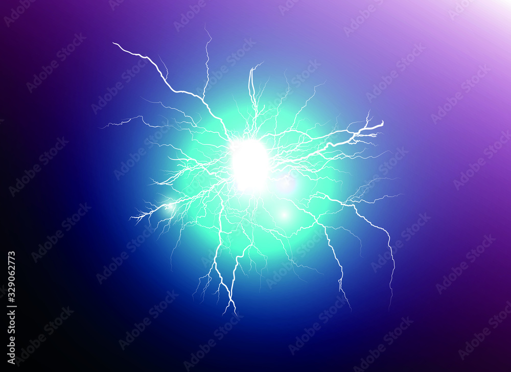 weather forecast thunder lightning plasma ball electric discharge Stock ...