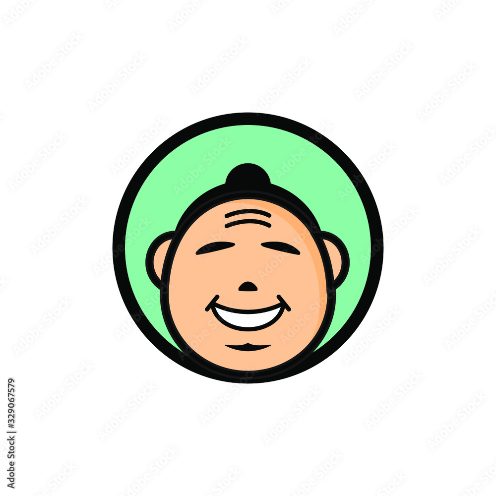 monk logo Stock Vector | Adobe Stock