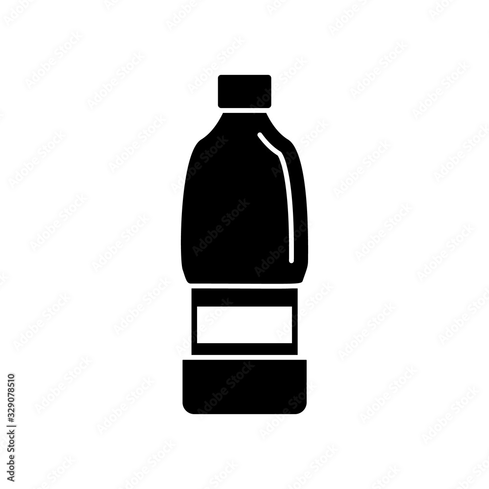 Water, bottle icon. Simple vector liquid container icons for ui and ux ...