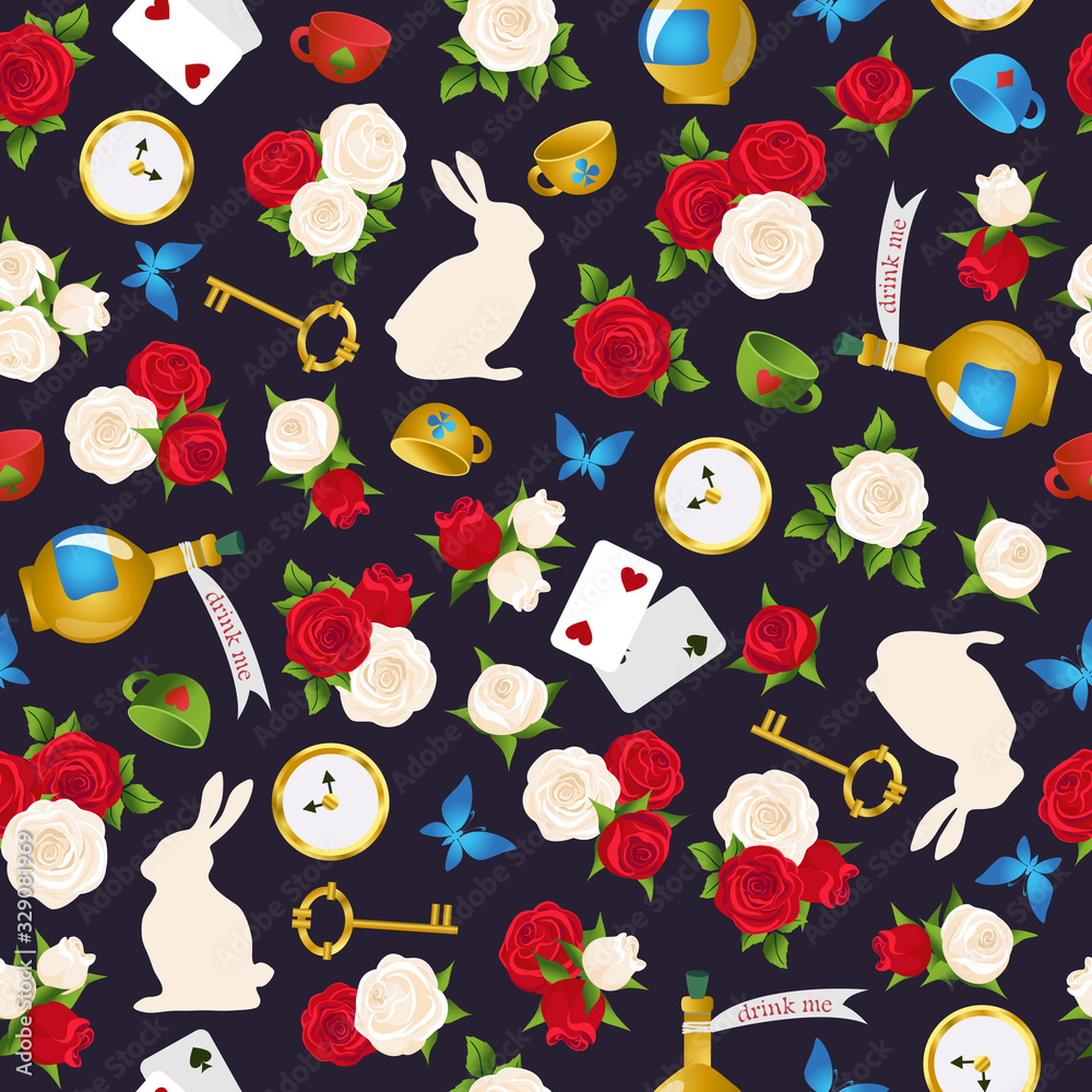 Alice In Wonderland White Rabbit Wallpaper