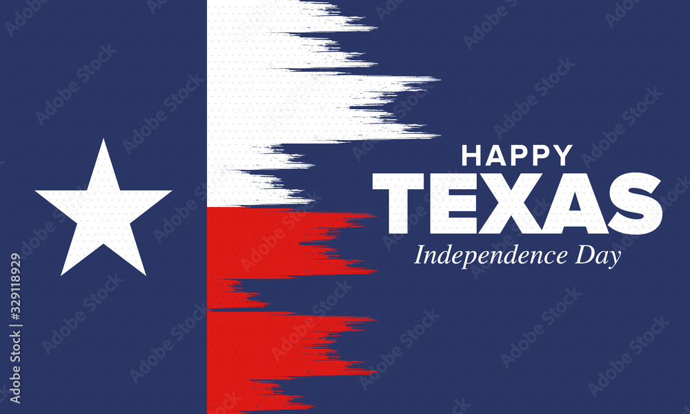 Texas Independence Day. Freedom holiday in Unites States, celebrated ...