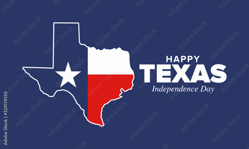 Texas Independence Day. Freedom holiday in Unites States, celebrated ...