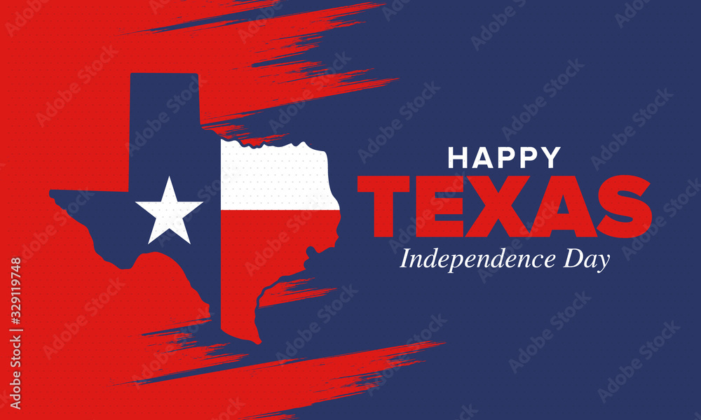 Texas Independence Day. Freedom holiday in Unites States, celebrated ...