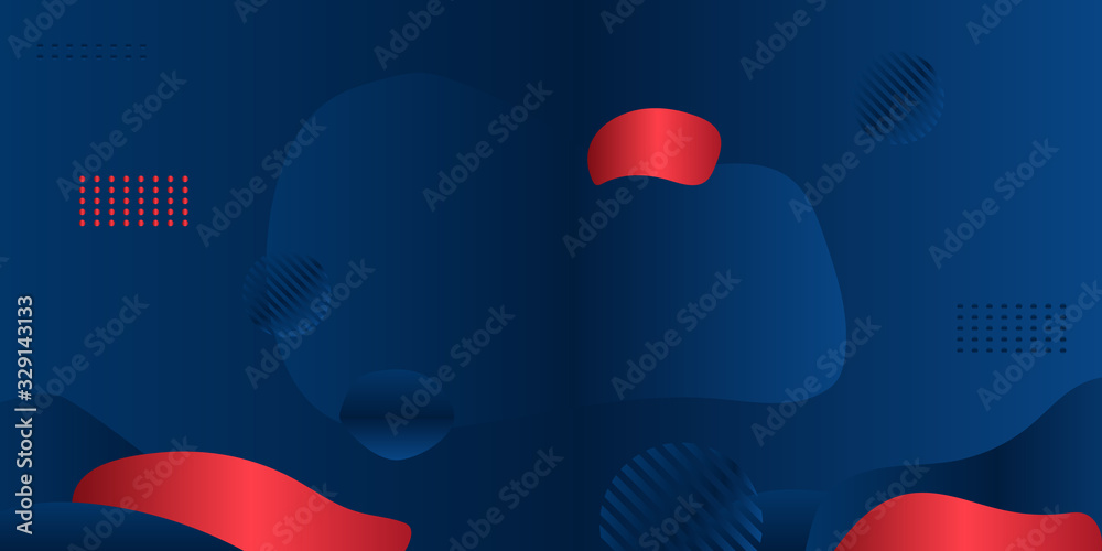 Abstract blue and red liquid background. Vector illustration for web ...