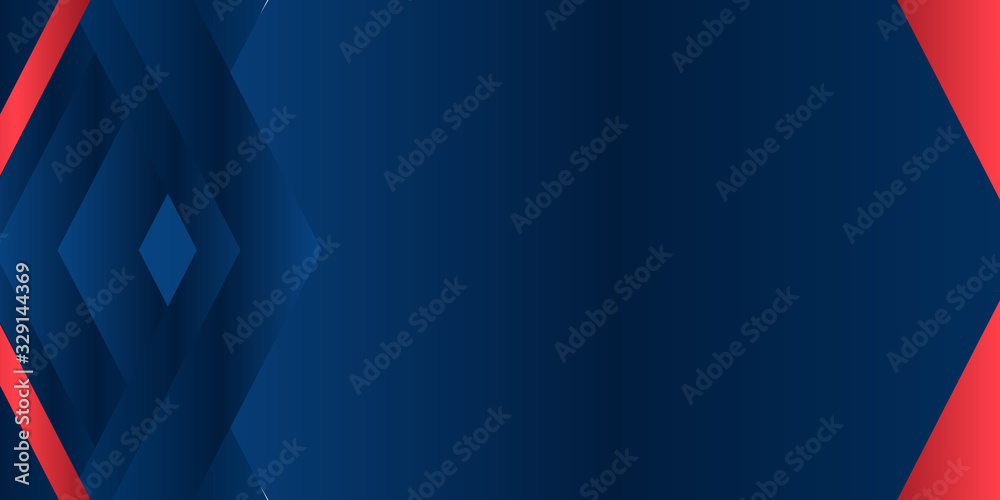 Abstract red navy blue presentation background. Vector illustration ...
