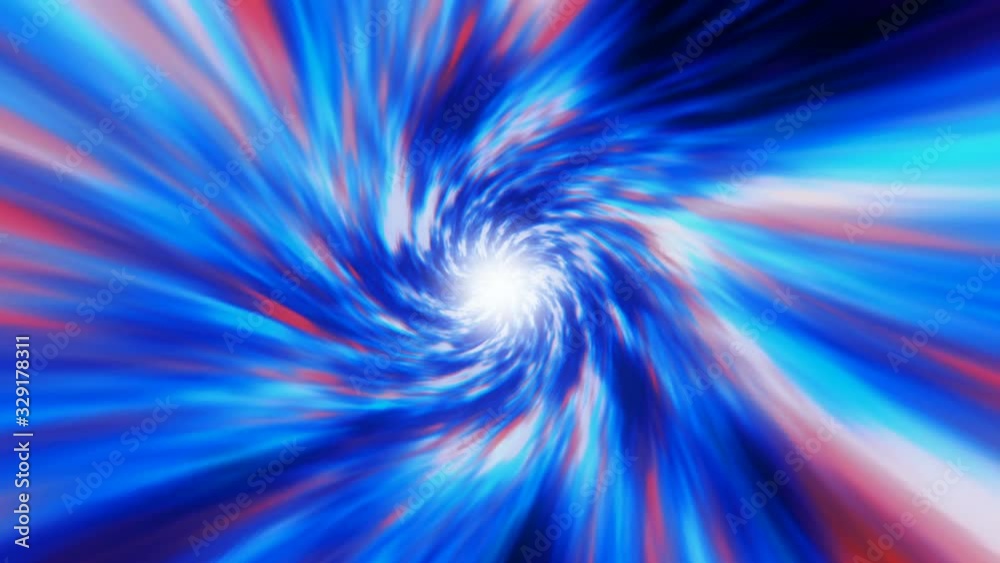 Vortex hyperspace tunnel. Time vortex tınnel. Abstract energy tunnel in ...