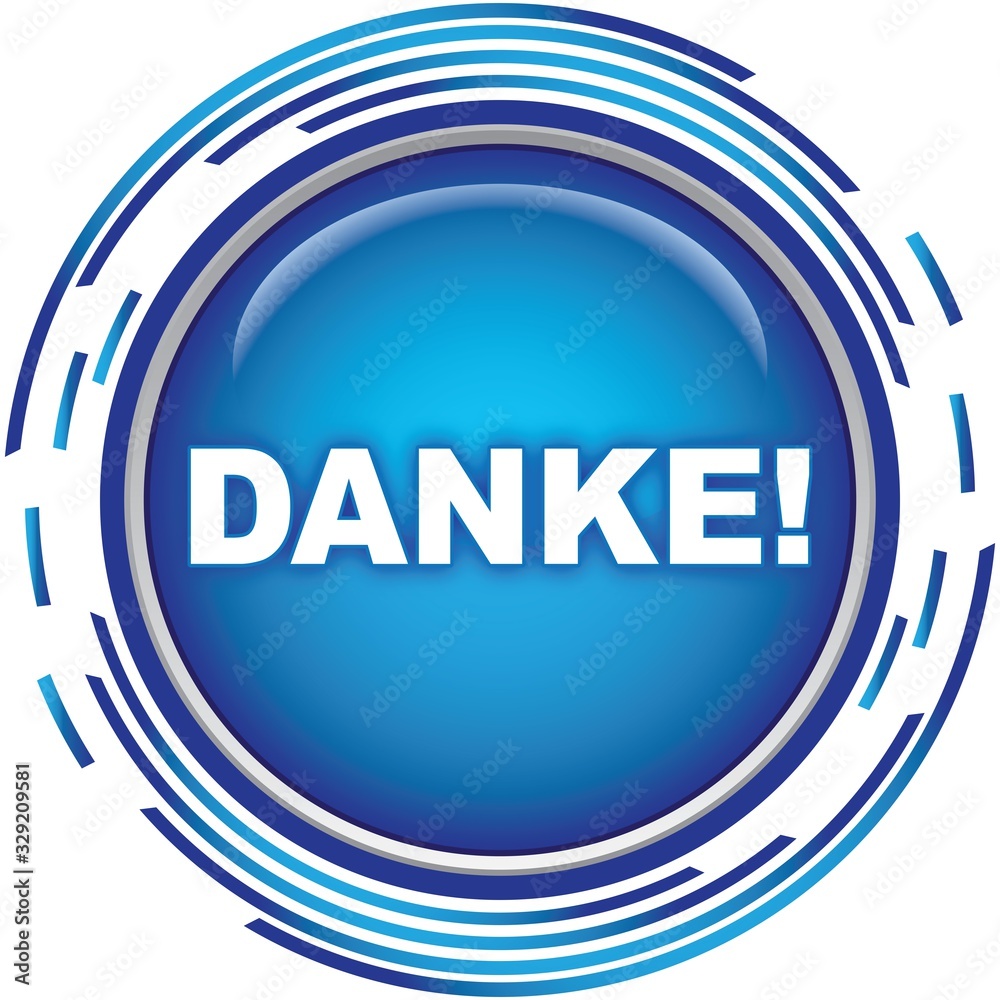 danke! icon Stock Illustration | Adobe Stock