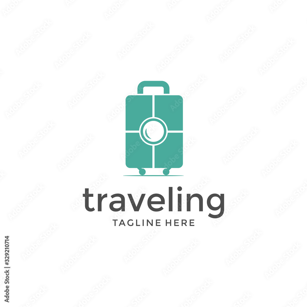 simple copper and camera for travel logo,Travel agency adventure ...