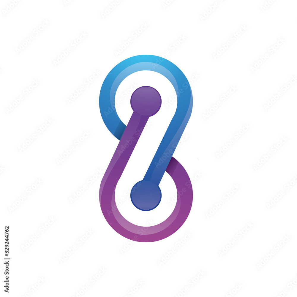 Tech Logo Template Stock Vector | Adobe Stock