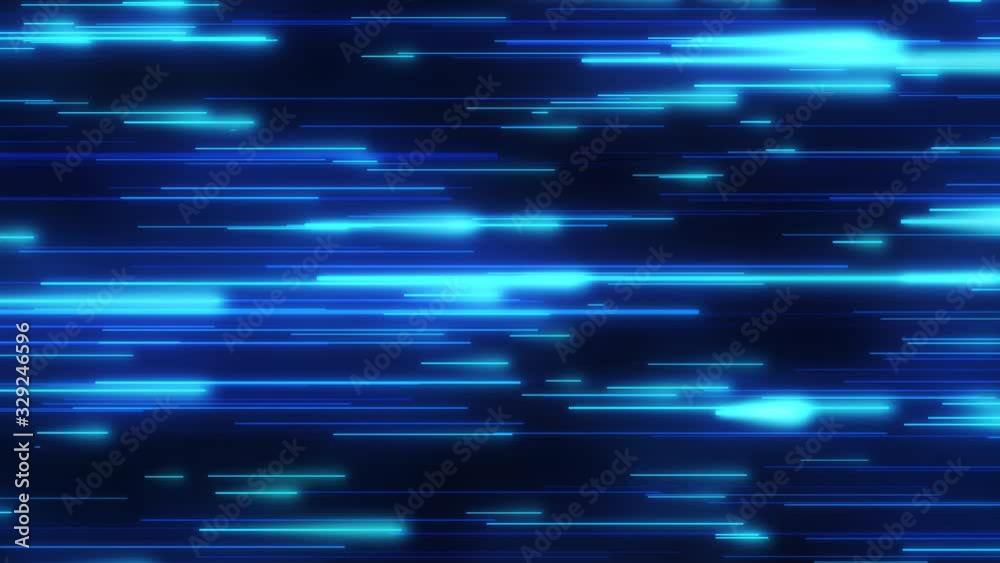 Ultraviolet Fluorescent Neon Light Laser Directional Line Data Flow ...