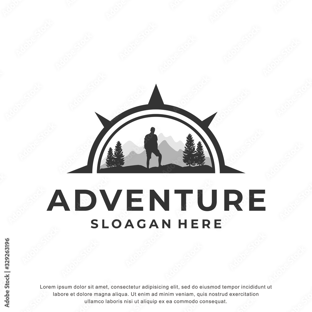 adventure logo inspiration.modern design.vector illustration concept ...
