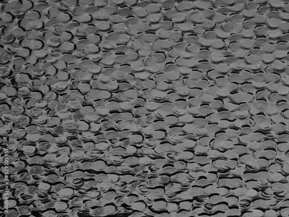 Dark stained glass window texture. Closeup of frosted glass texture ...