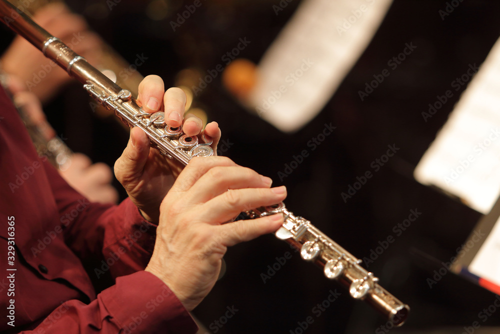 flûte traversière Stock Photo | Adobe Stock