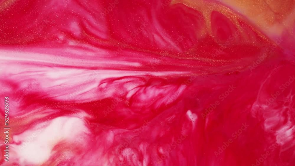 Fluid art slow motion. Abstract acrylic texture artwork. Fluid painting ...