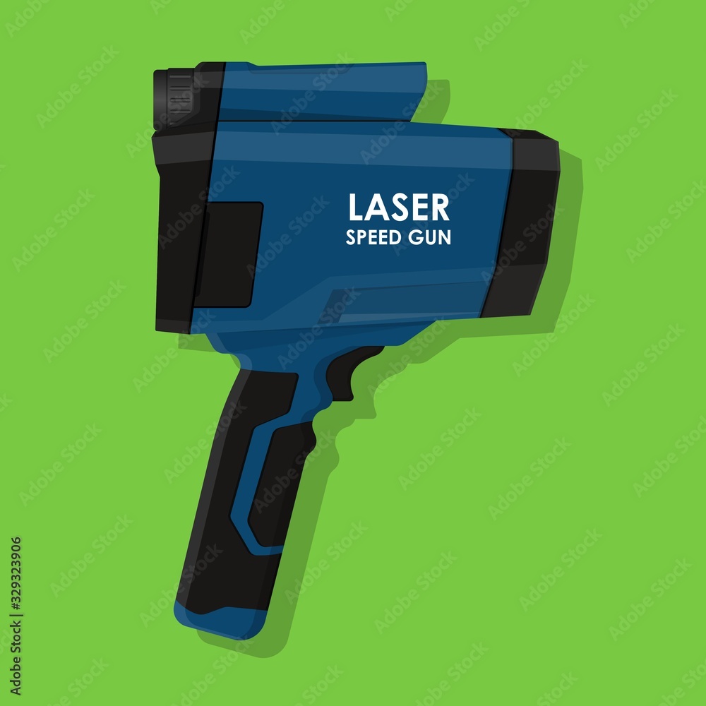 Handheld Speed Radar Lidar Laser Camera Gun Police Officer Operator ...