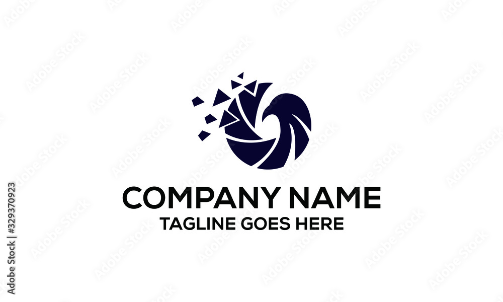 Eagle Camera Vector Logo Design Inspirations Stock Vector | Adobe Stock