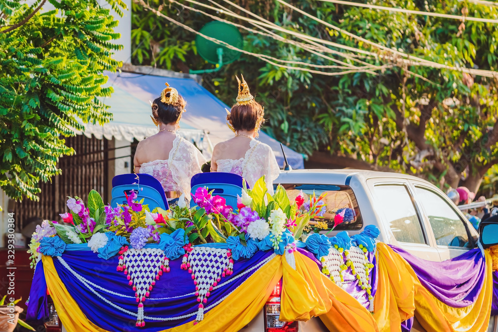 Beautiful with traditionally dressed woman is crowned to be "Miss ...