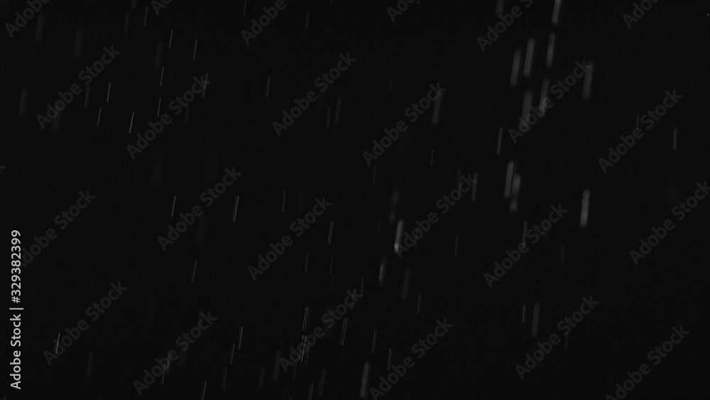 Vidéo Stock Loop Rain Drops Falling Alpha, Real Rain, High quality ...