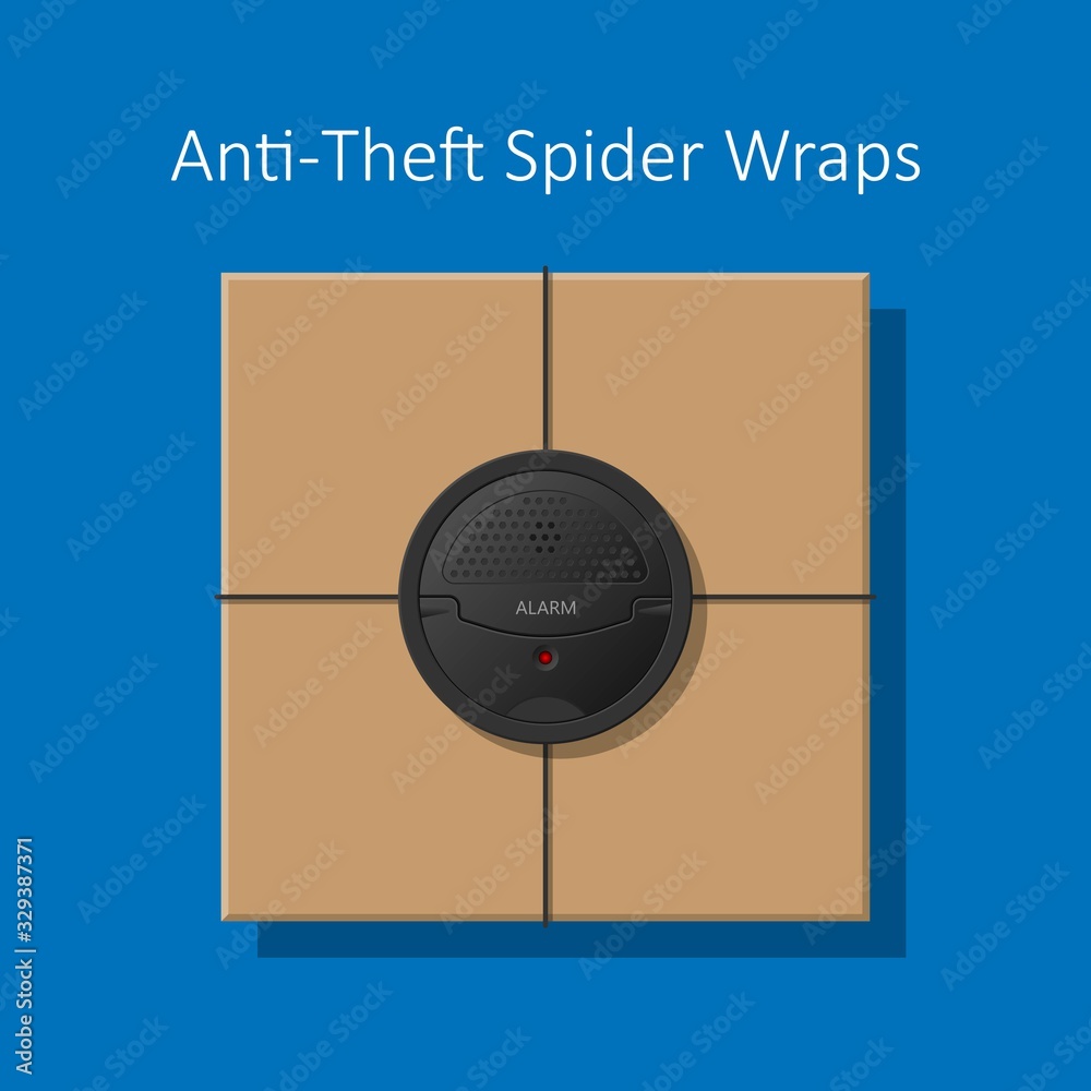 SPIDER WRAP Anti theft retail Electronic article surveillance pilfer ...