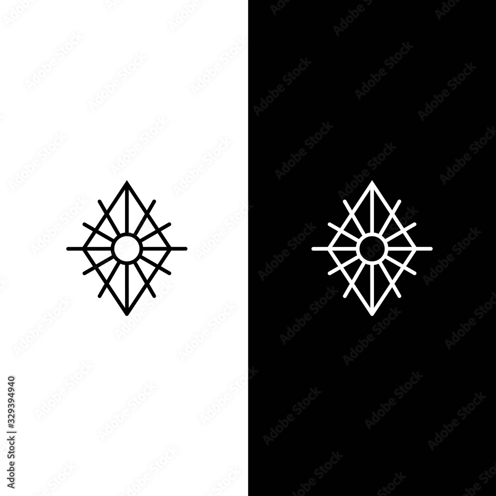 esoteric logo design abstract Stock Vector | Adobe Stock