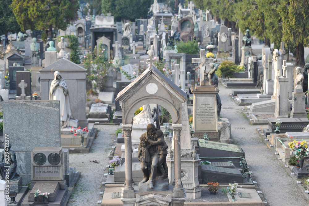 Italy - Milan - 1 november - day of the dead - Catholic religious ...