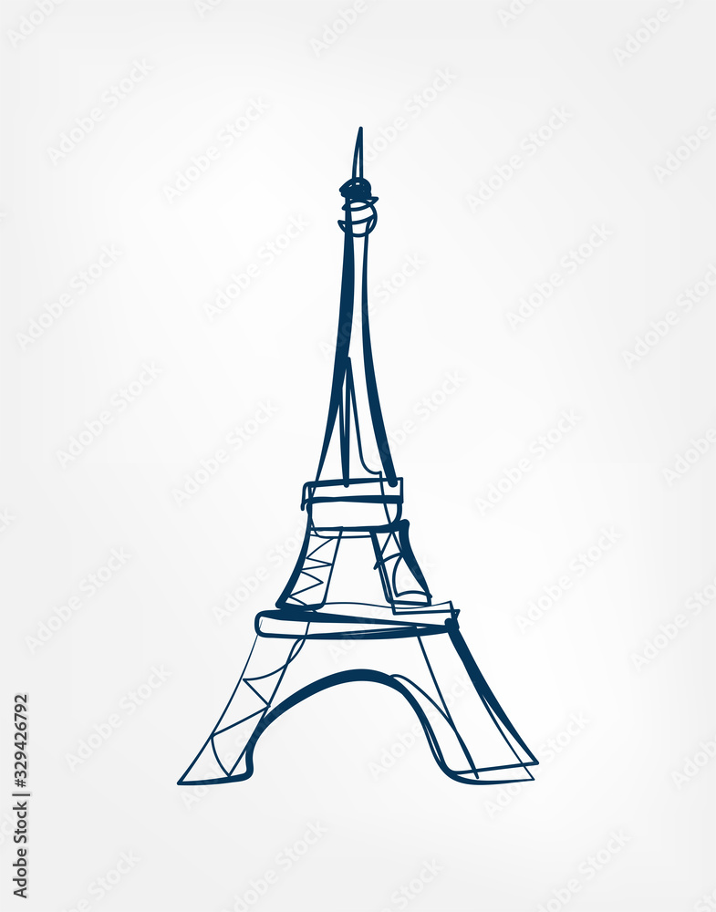 elf tower Sight vector art line isolated doodle illustration Stock ...