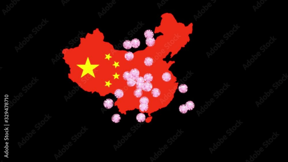 Coronavirus map shows china covid-19 influenza epidemic spreading ...