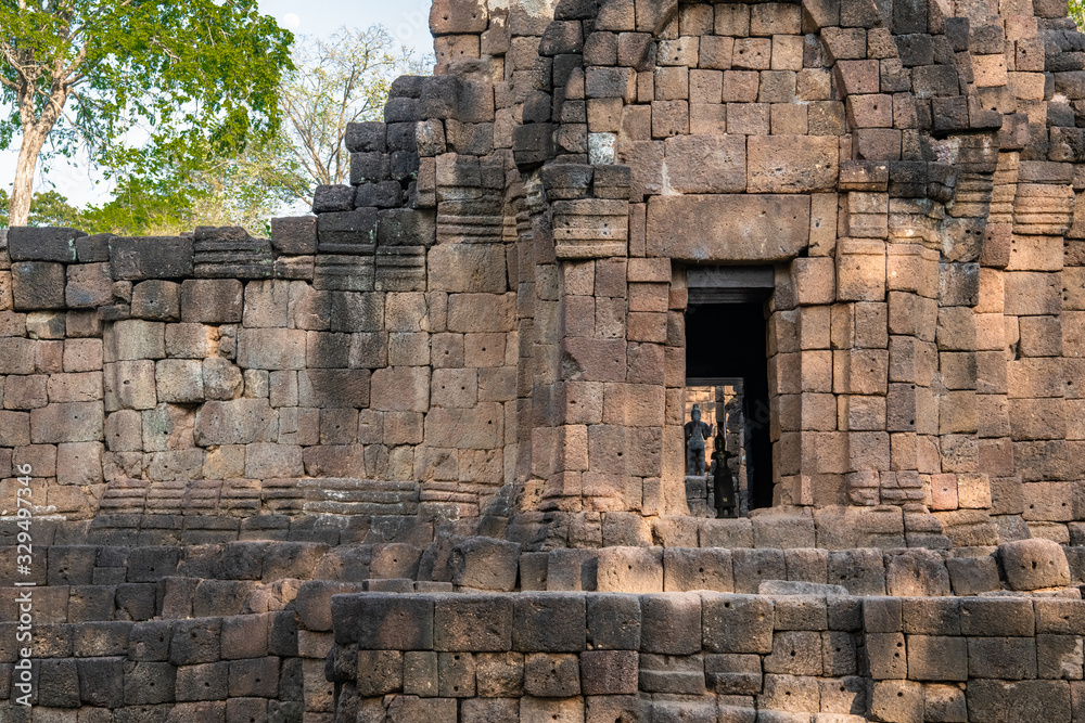Entrance to the ancient Khmer fortress Stock Photo | Adobe Stock