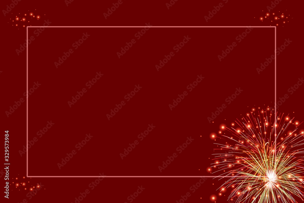 colorful fireworks background Stock Photo | Adobe Stock