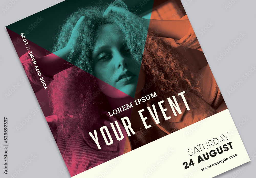 Event Poster Layout Stock Template | Adobe Stock