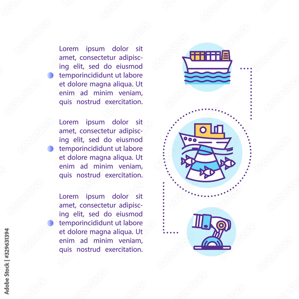 Oceanographic engineering concept icon with text. Exploration of ocean ...