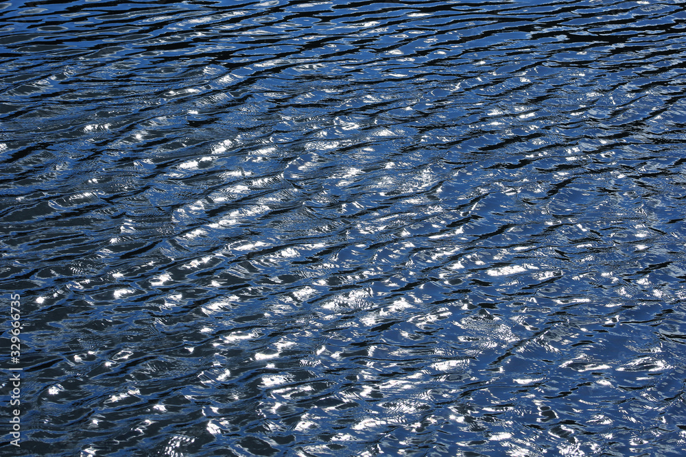 Dark Blue Wavy Water Texture Background Stock Photo | Adobe Stock