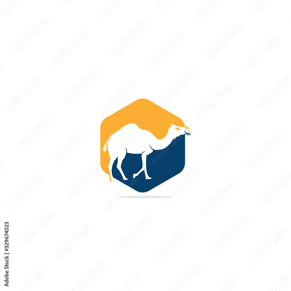 Camel vector logo design template. Middle eastern cultural vector ...