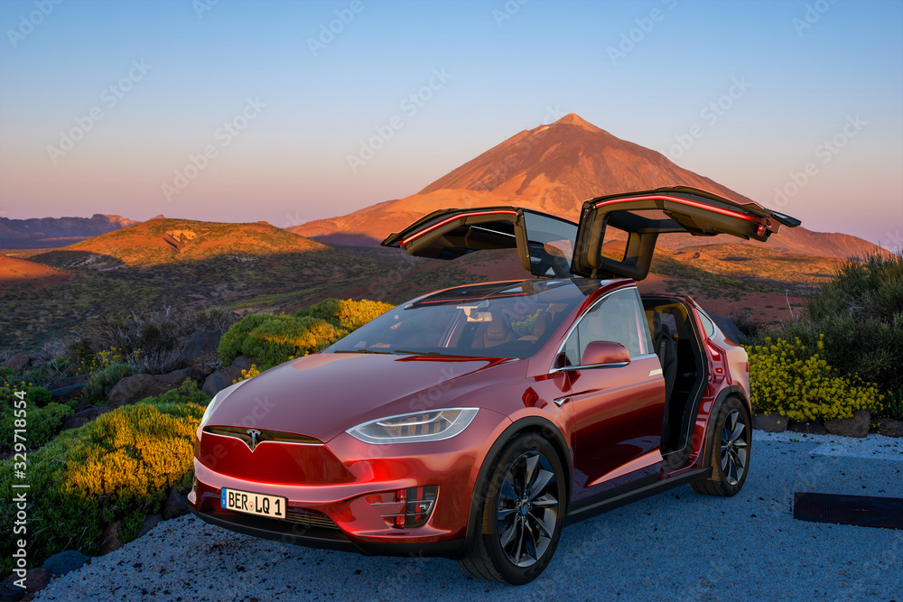 Tesla model X as a versatile recreational vehicle that manages off-road ...