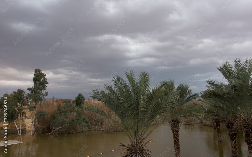 Qasr el Yahud near Jericho, according to tradition it is the place ...