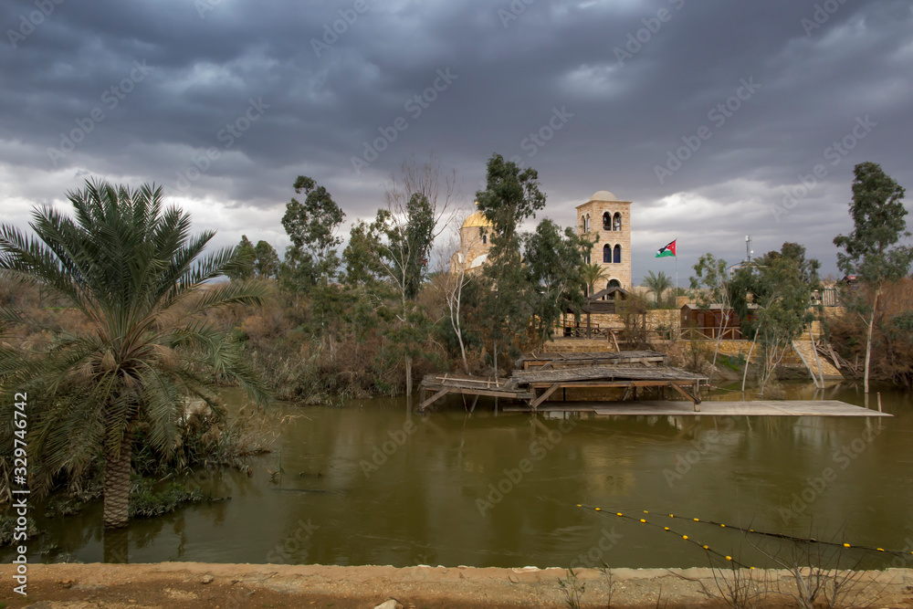 Qasr el Yahud near Jericho, according to tradition it is the place ...