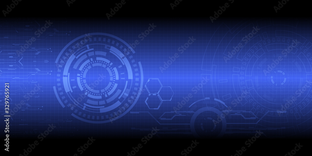 abstract blue future background with copy space for your text Stock ...