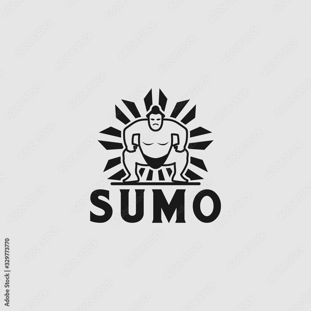 Sumo Logo Design. Modern Design. Sumo Logo. Vector Illustration Stock ...
