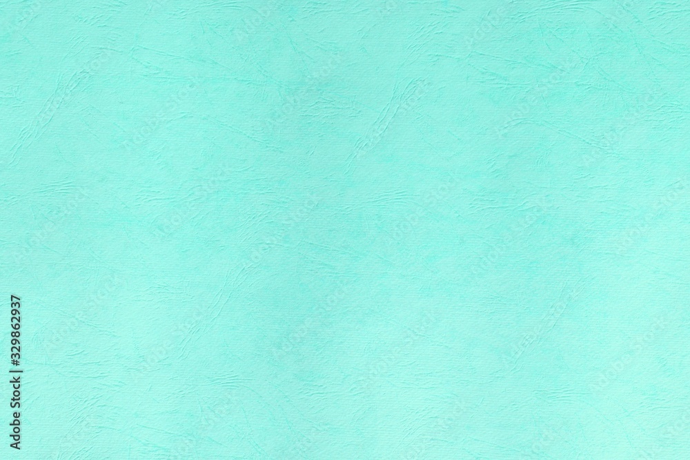 turquise recycled paper background. Craft eco textured paper sheet ...