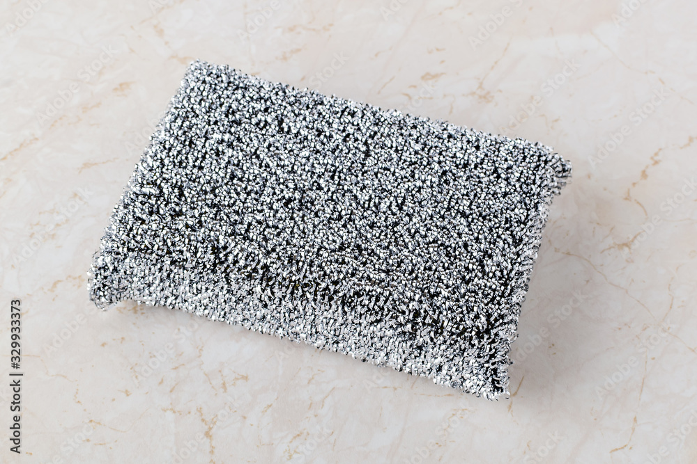 Metallized fiber foam sponge for dishes and housework. New silver foam ...