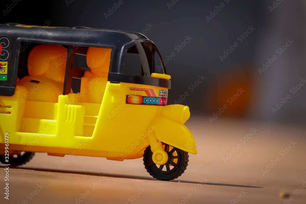 Indian Auto Rickshaw ,Yellow and black auto rickshaw toy,beautiful view ...