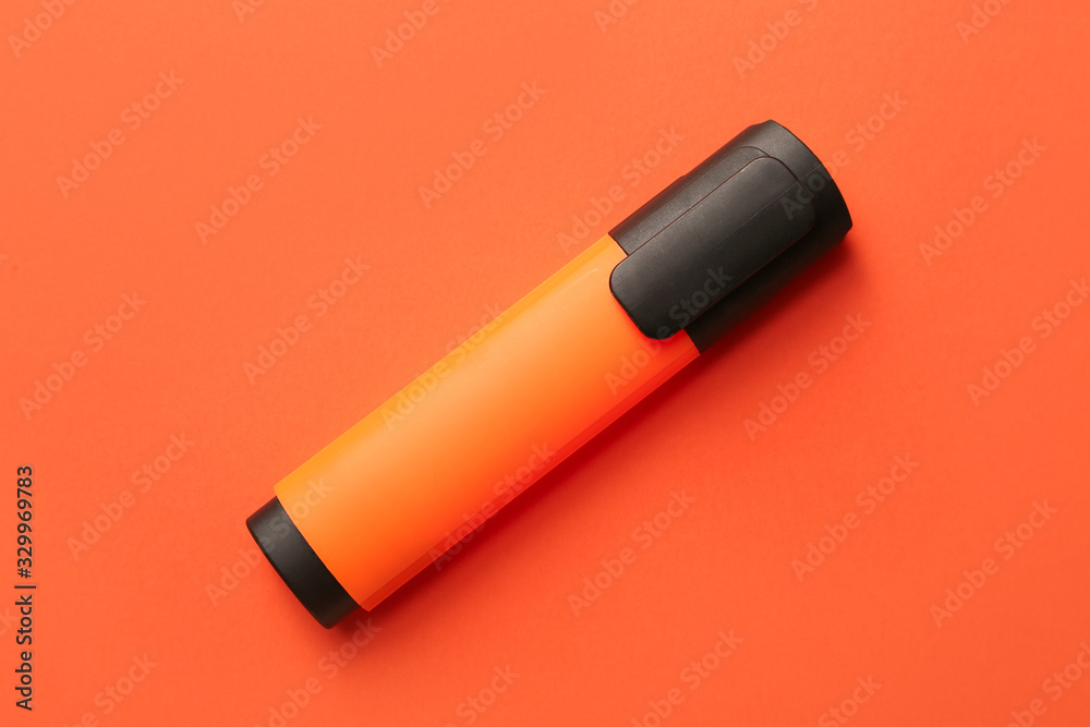 Permanent marker on color background Stock Photo | Adobe Stock