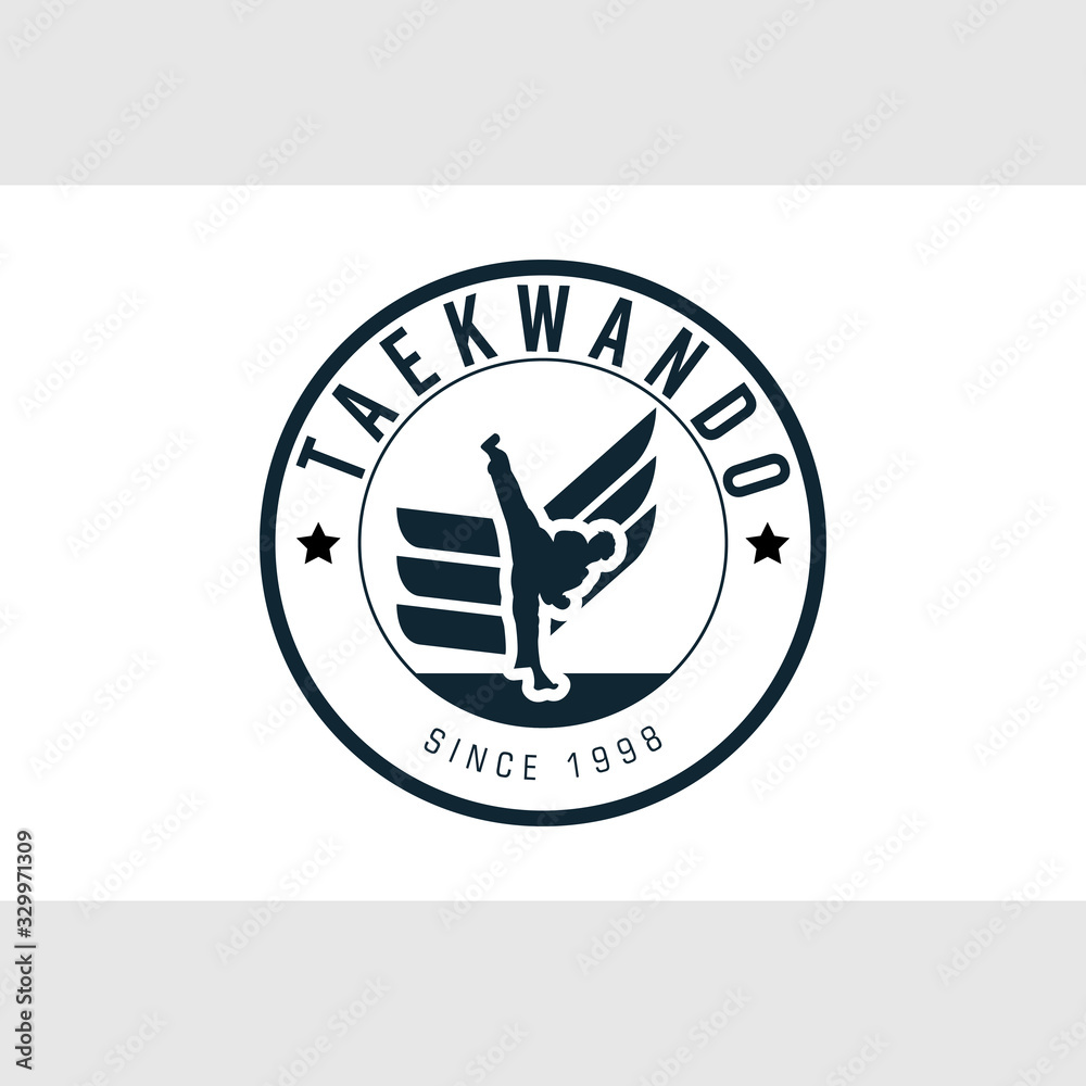 Taekwondo logo for the needs of your team, company, competition and ...