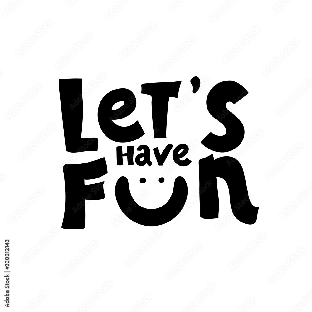 Do your best and have some fun - hand drawn ink lettering converted ...